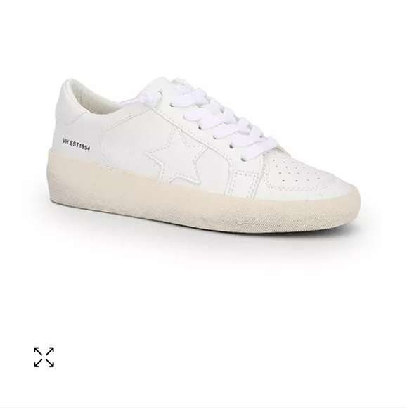 Vintage Havana | Shoes | Vintage Havana Flake White Leather Sneakers 75 | Poshmark